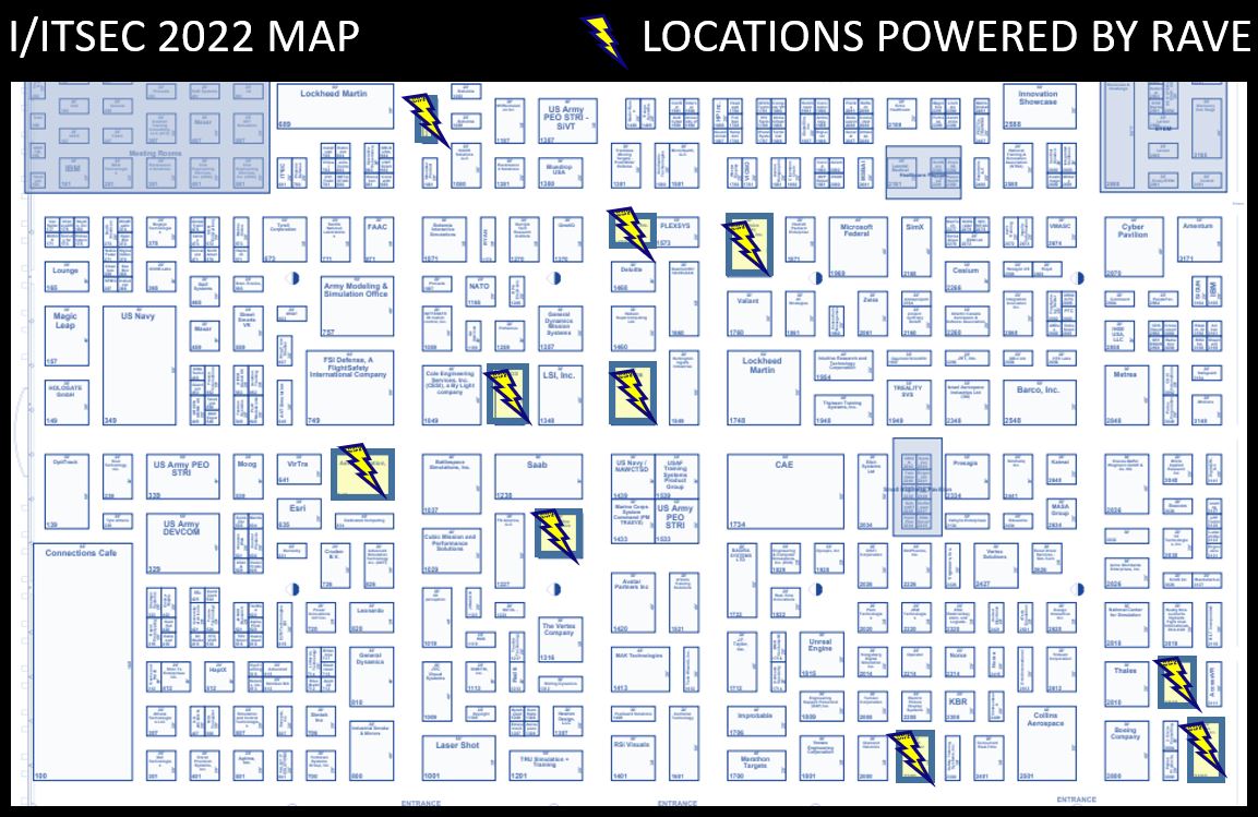 RAVE Features Whitepaper Technology at I/ITSEC 2022 - RAVE Computer